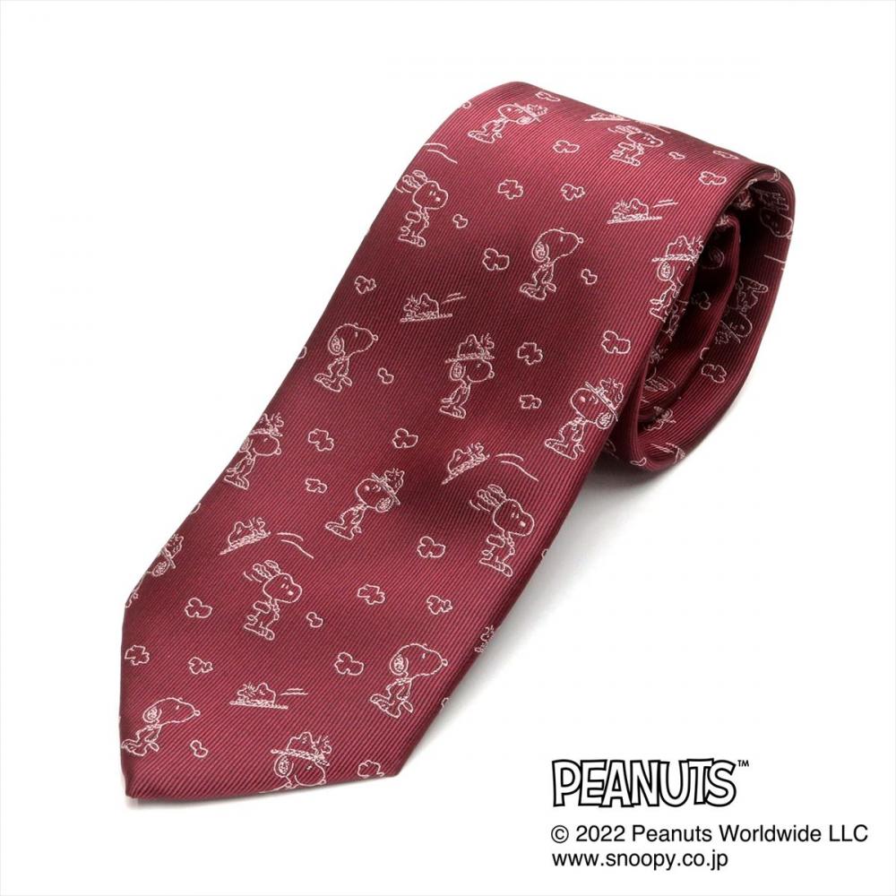 【PEANUTS スヌーピー SNOOPY】 ネクタイ エンジ系 ビジネス フォーマル(911 ピンク・レッド): 東京シャツ公式通販｜ノー ...