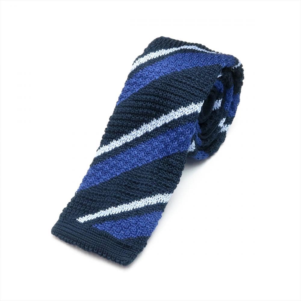 ネクタイ ニットタイ ネイビー系 ビジネス フォーマル(932 ブルー): 東京シャツ公式通販｜ノーアイロン形態安定ビジネスワイシャツ専門店